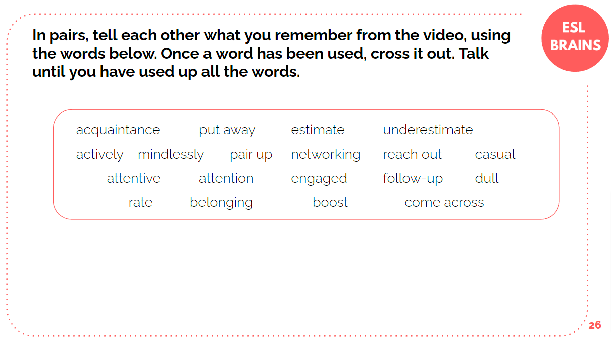 Six no- and low-prep vocabulary revision exercises which make students ...