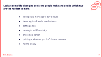 How to make the most of group activities in one-to-one classes - ESL Brains