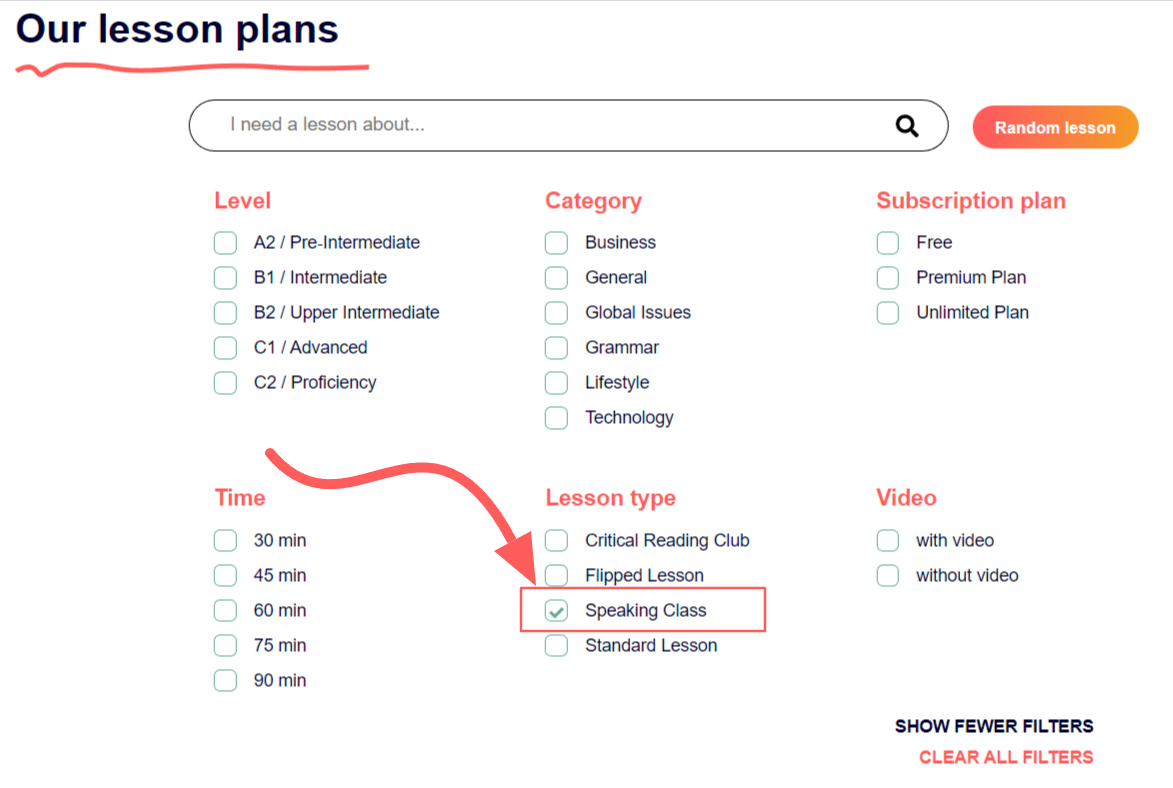 Introducing ESL Brains Speaking Class worksheets! - ESL Brains