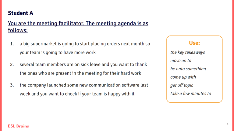 What makes a successful ESL role play? - ESL Brains