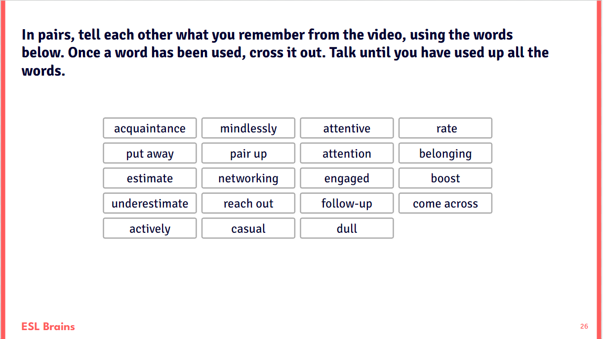 Six no- and low-prep vocabulary revision exercises which make students ...