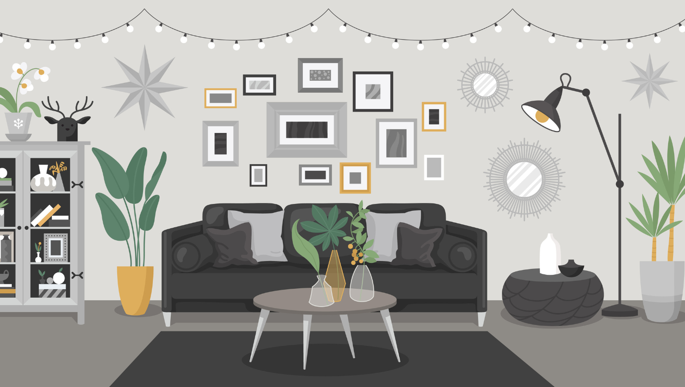 It's on the wall behind the sofa - Lesson Plan - ESL Brains