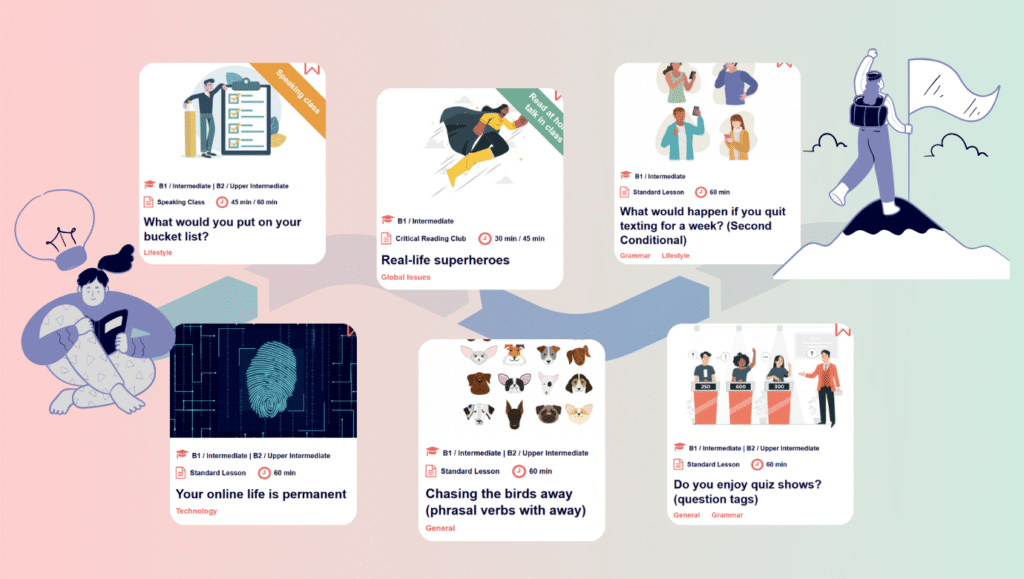 B1/B2 Lesson Flow for Teens - ESL Brains